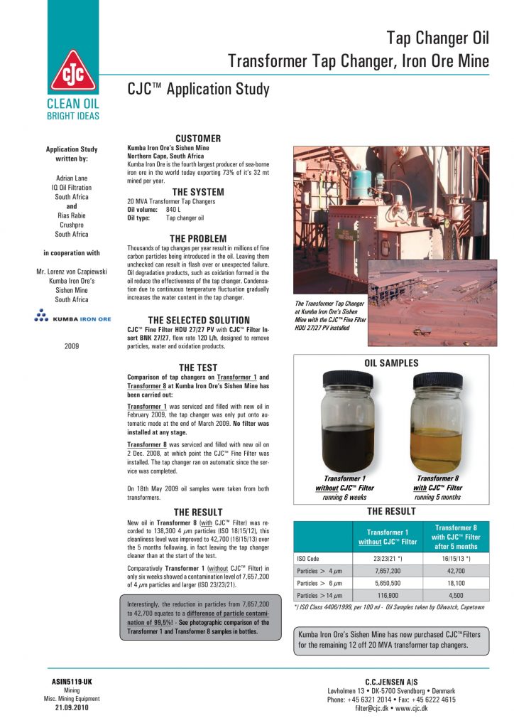 Tap Changers | IQ Oil Australia