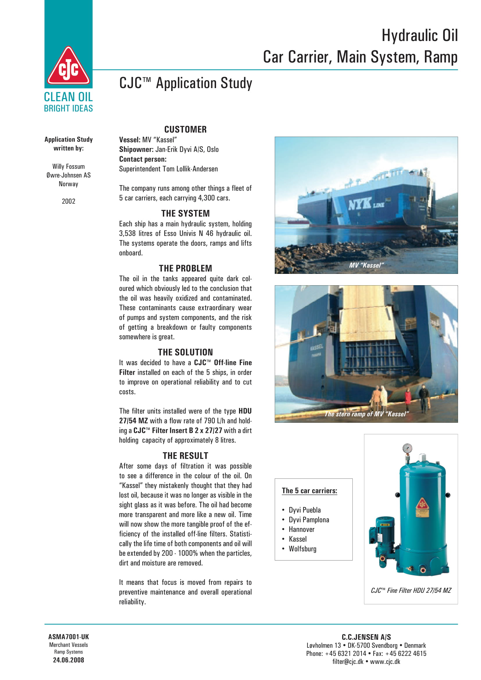 Vessel Hydraulics | IQ Oil Australia